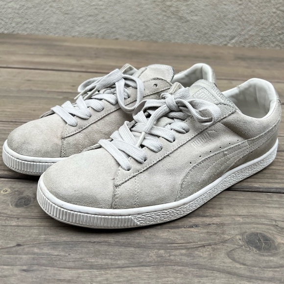 Puma | Shoes | Puma Suede Cream Shoes | Poshmark